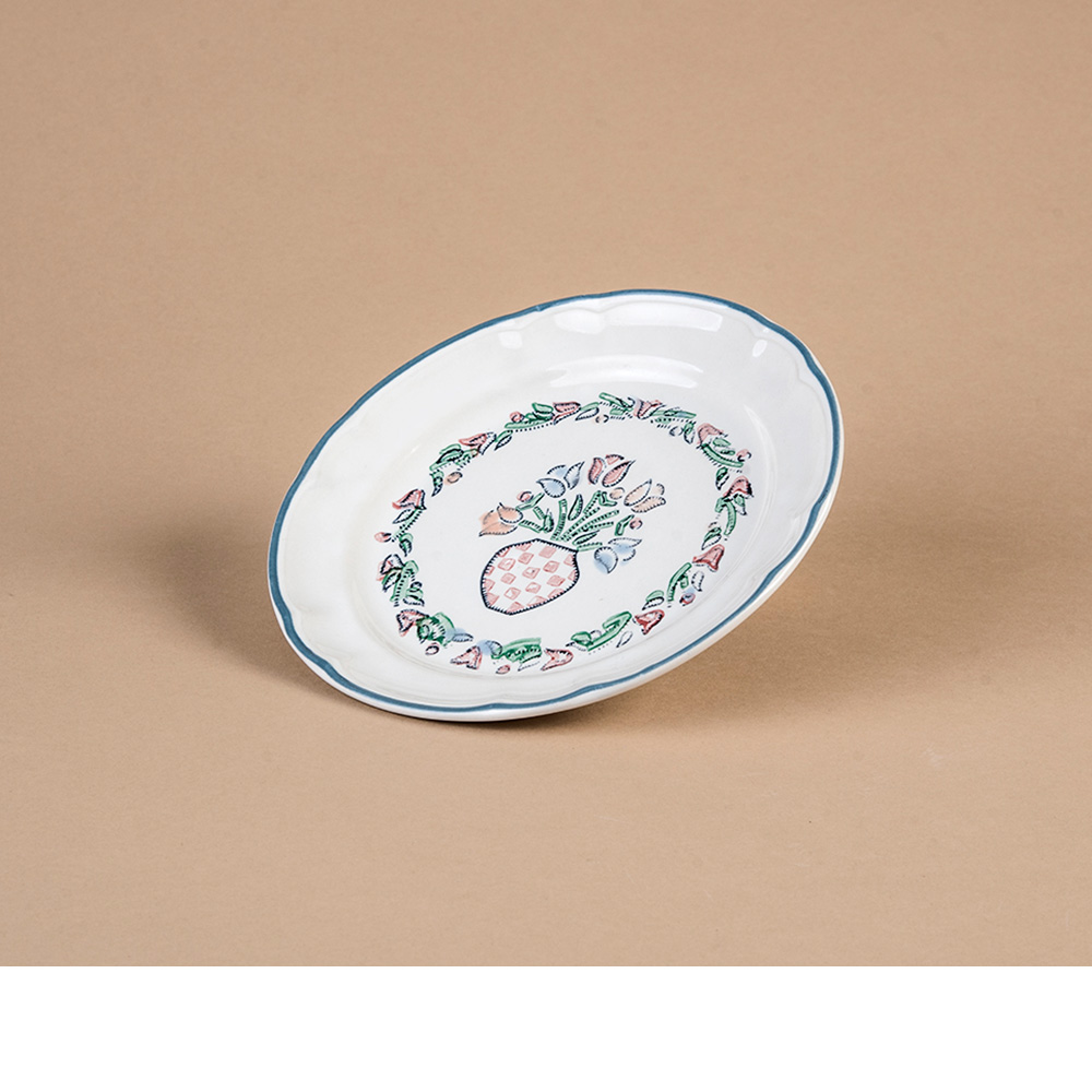 Plato Pastel Tulipán Rosa - Santa anita